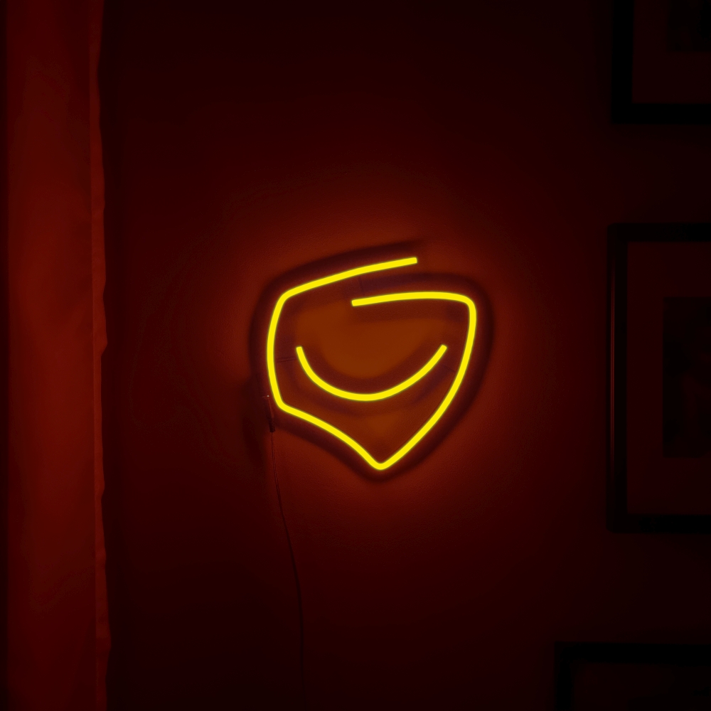 Neon Uśmiechnięta Polska - neonifikacja